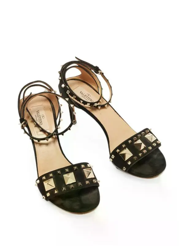 Valentino Garavani Rockstud Ankle-strap Heeled Sandals