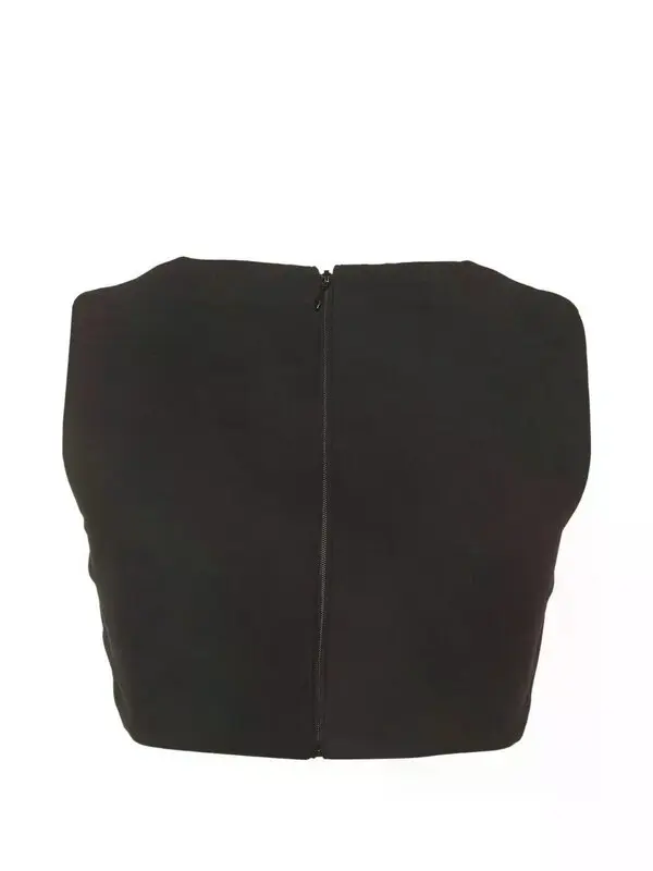 Versace Barocco Print Bustier Top