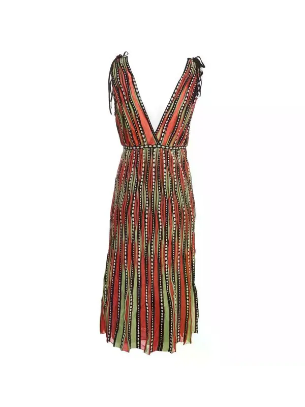 Missoni Alga Pattern Sleeveless Midi Dress