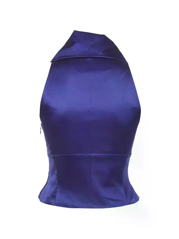 Emporio Armani Draped Sleeveless Top