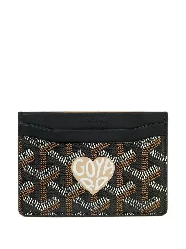 Goyard 2024 Saint Sulpice Goyardine Card Holder - Black