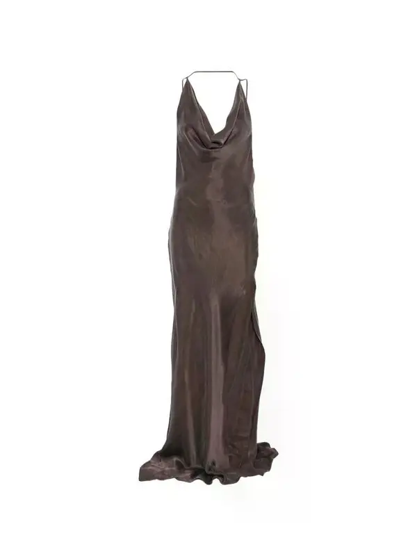 Andamane Cowl Neck Backless Maxi Dress