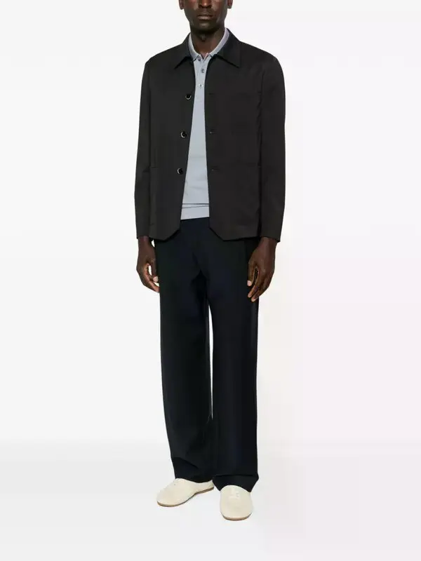 MYTHS Pleated-front Wide-leg Trousers