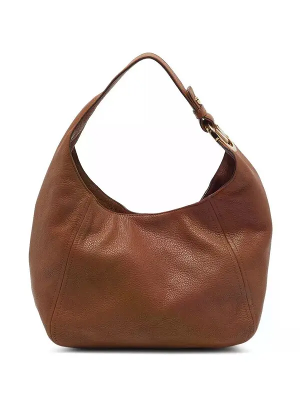 Michael Kors Fulton Leather Hobo Tote Bag - Brown