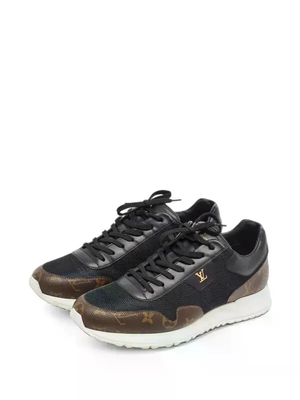 LOUIS VUITTON Run Away Monogram Canvas Low-top Sneakers