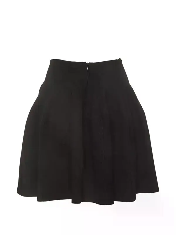 Alaïa Textured Flared Mini Skirt