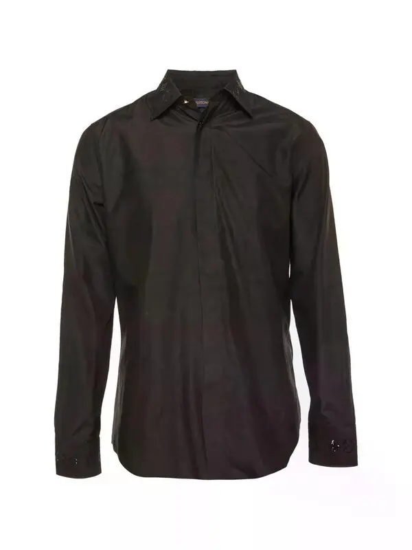 LOUIS VUITTON Sequin-embroidered Logo Shirt