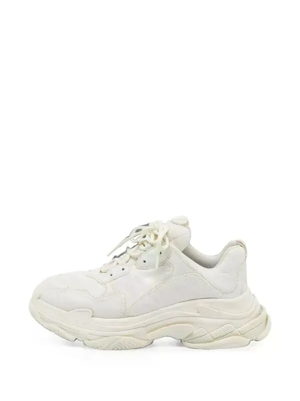 Balenciaga Triple S Lace-up Sneakers - White
