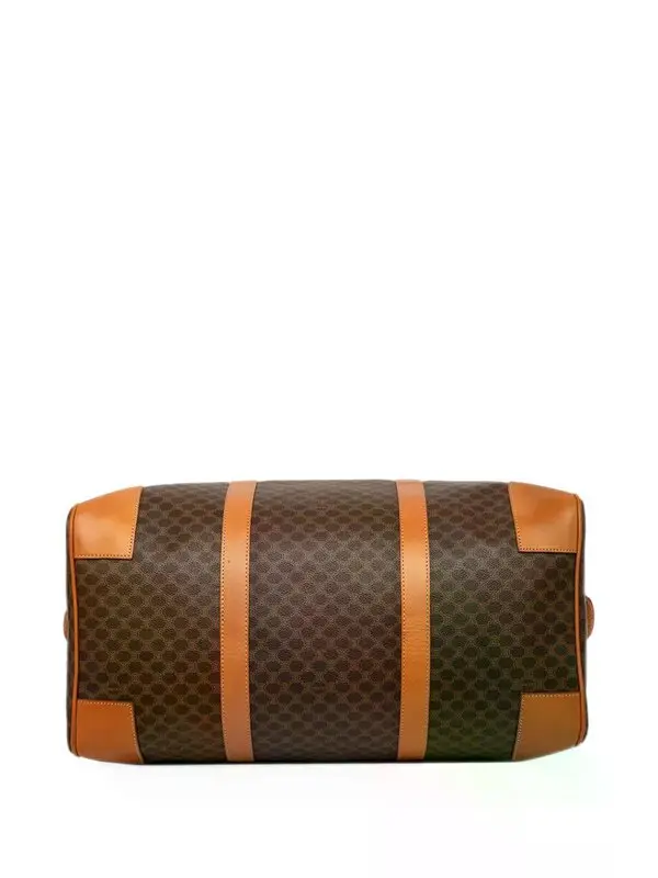 Celine 20th Century Macadam Coated Canvas Travel Bag