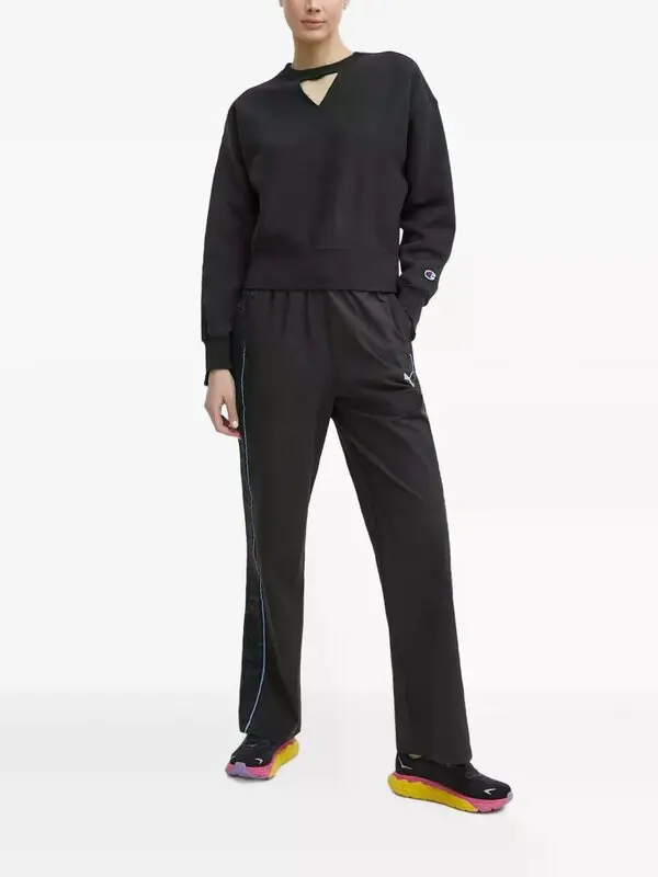 Champion V-neck Sweatshirt With Logo Patch