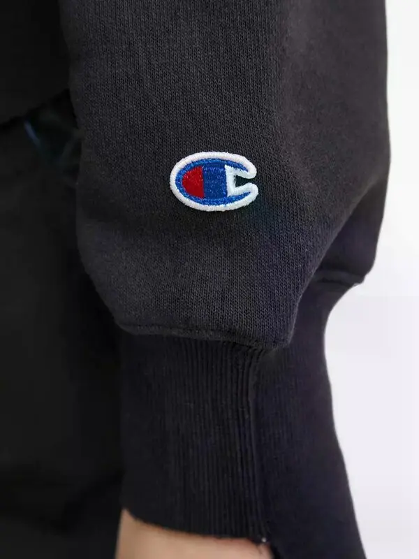 Champion V-neck Sweatshirt With Logo Patch