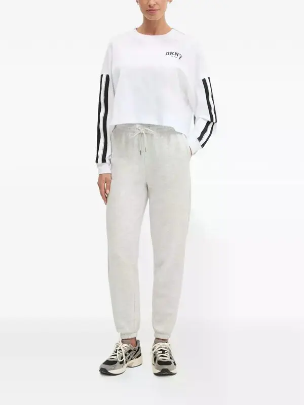 Dkny Stripe-detail Long-sleeve T-shirt