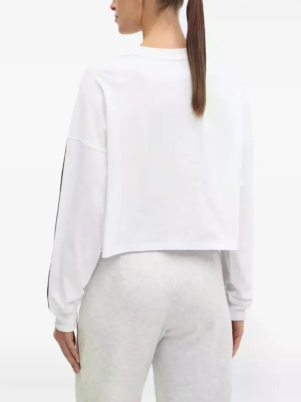 Dkny Stripe-detail Long-sleeve T-shirt