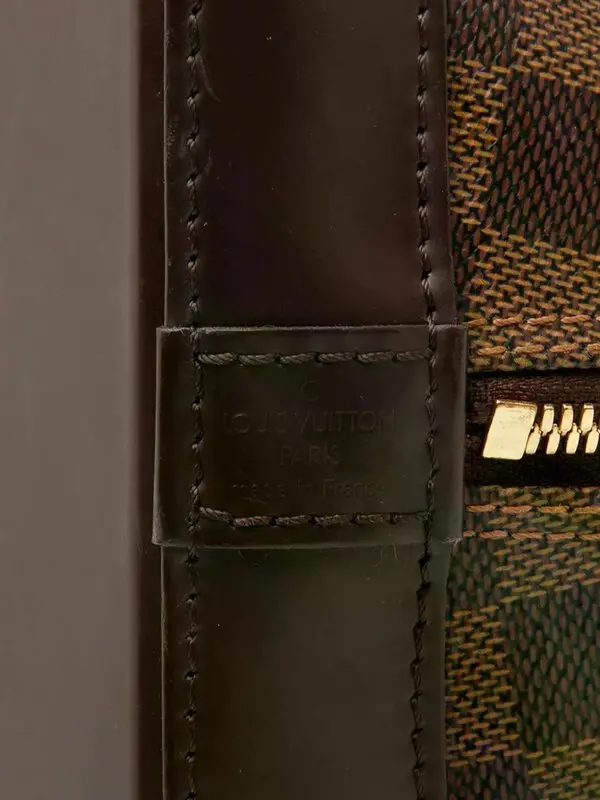 LOUIS VUITTON Damier Ebene Alma Pm Handbag