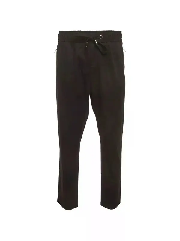 Dolce & Gabbana Logo Plaque Drawstring Trousers