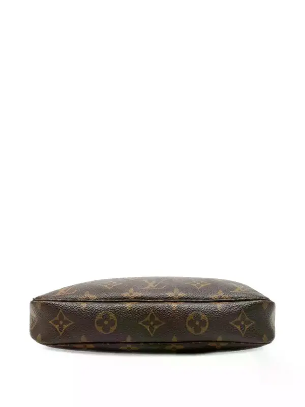 LOUIS VUITTON 2001 Monogram Pochette Accessoires Shoulder Bag - Brown
