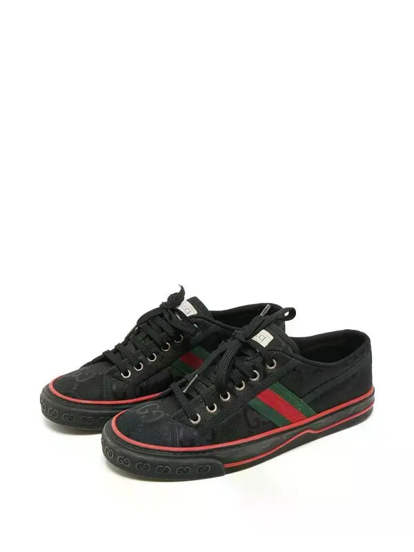 Gucci Tennis 1977 Lace-up Sneakers With Monogram Pattern