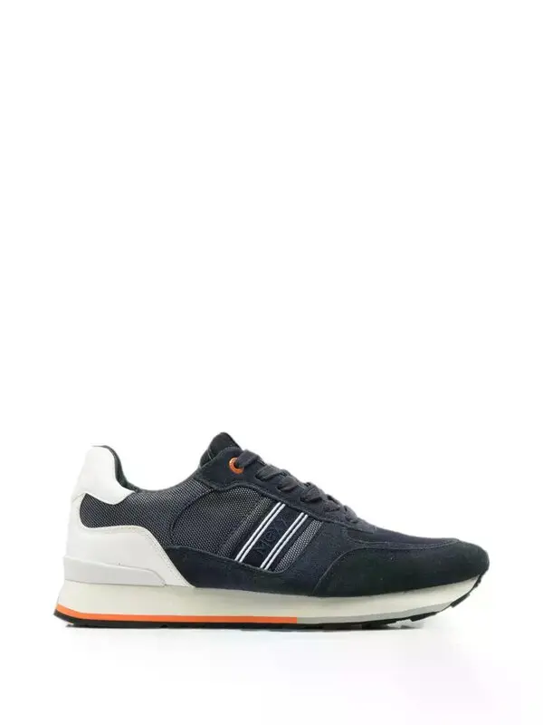 MEXX Suede-panelled Mesh-detail Sneakers