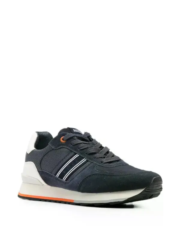 MEXX Suede-panelled Mesh-detail Sneakers