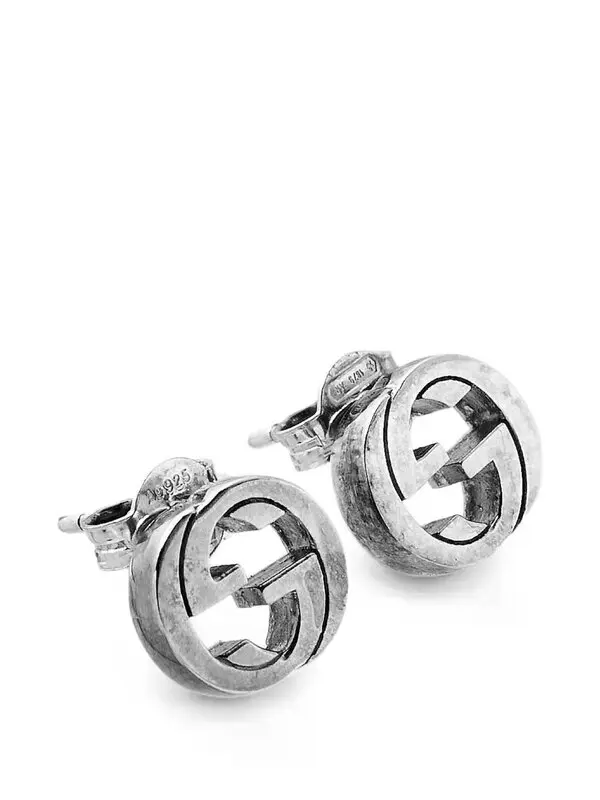 Gucci Interlocking G Stud Earrings