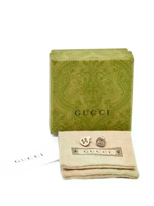 Gucci Interlocking G Stud Earrings