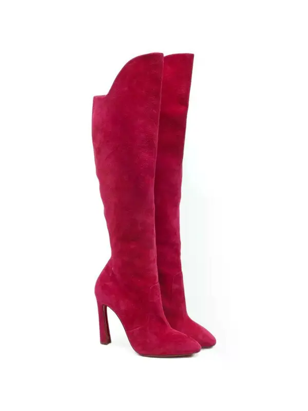 CHRISTIAN LOUBOUTIN Eleonor Pointed-toe Knee-length Boots