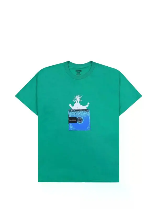 PLEASURES Opera Graphic-print T-shirt - Green