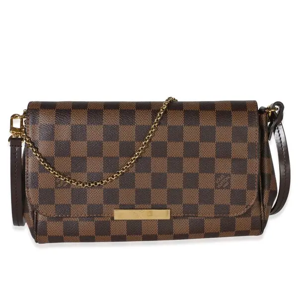 LOUIS VUITTON Damier Ebene Canvas Favorite Mm
