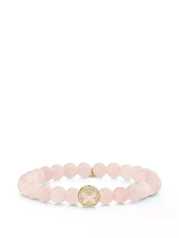 SYDNEY EVAN Butterfly Icon Quartz And Diamond Bracelet - Gold