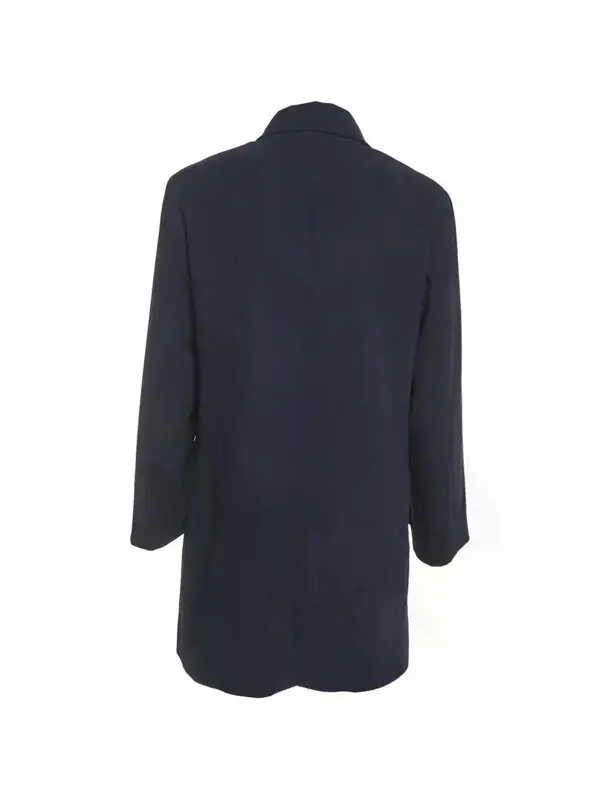 Emporio Armani Double-breasted Crepe Coat