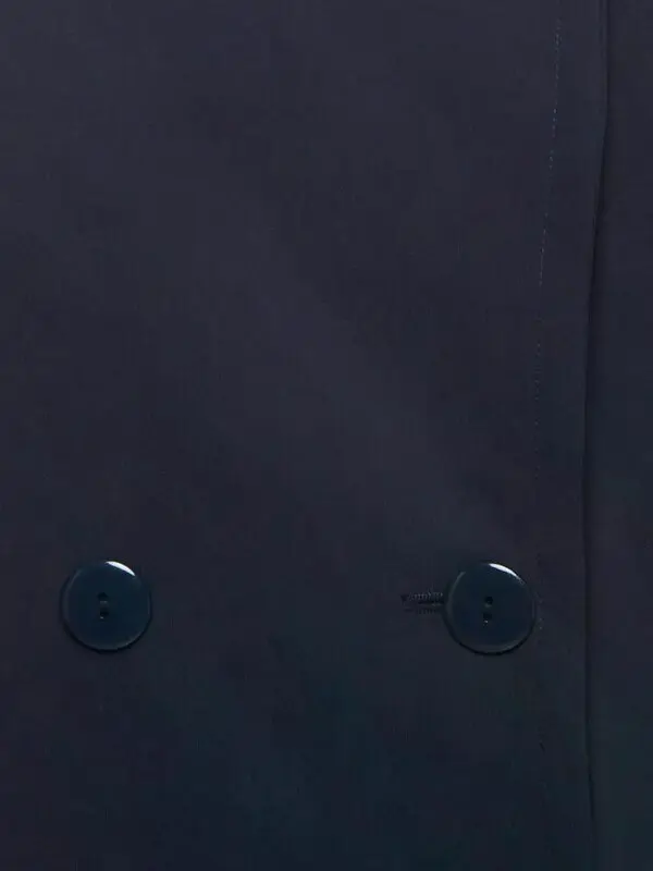 Emporio Armani Double-breasted Crepe Coat