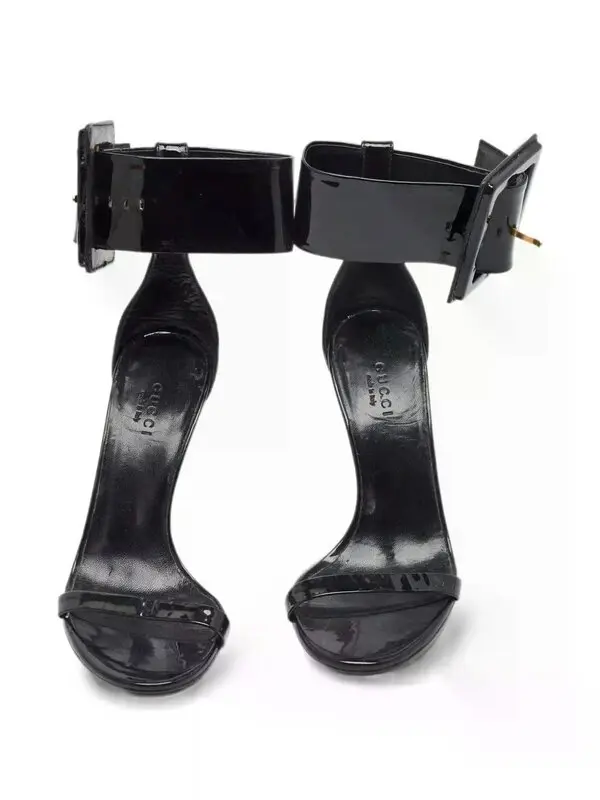 Gucci Buckled Strap Stiletto Sandals