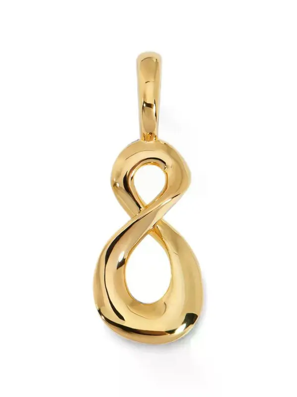 Monica Vinader Tone Polished Infinity Pendant - Gold