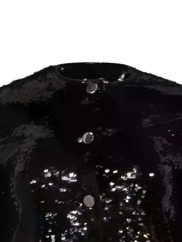 Theory Sequin Embellished Cropped Jacket