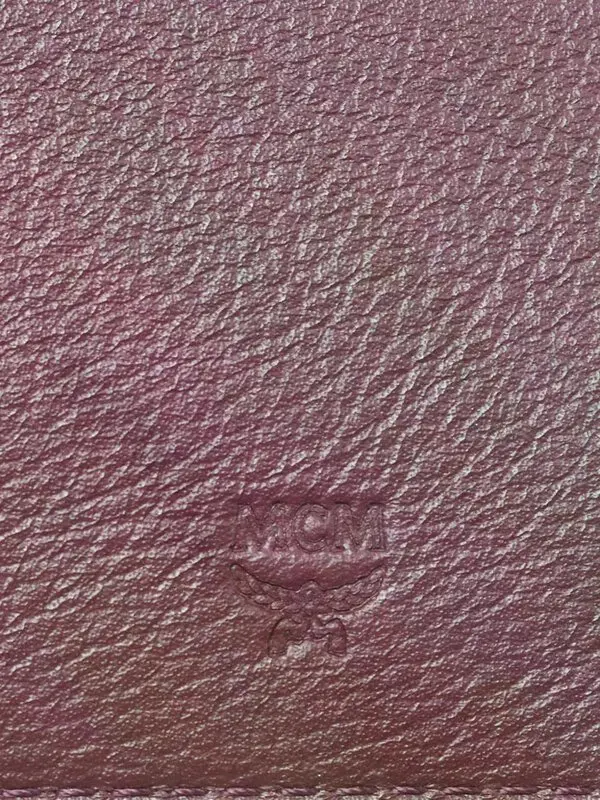 Mcm Logo-embossed Trifold Wallet