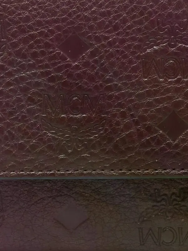 Mcm Logo-embossed Trifold Wallet