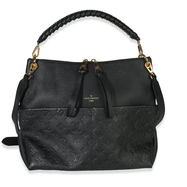 LOUIS VUITTON Monogram Empreinte Maida Hobo - Black