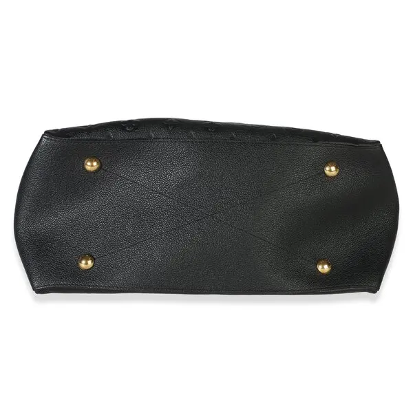 LOUIS VUITTON Monogram Empreinte Maida Hobo Shoulder Bag - Black