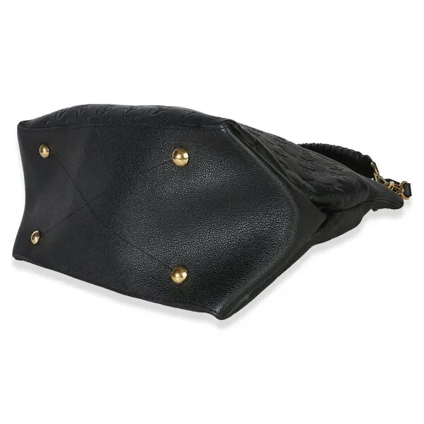 LOUIS VUITTON Monogram Empreinte Maida Hobo Shoulder Bag - Black