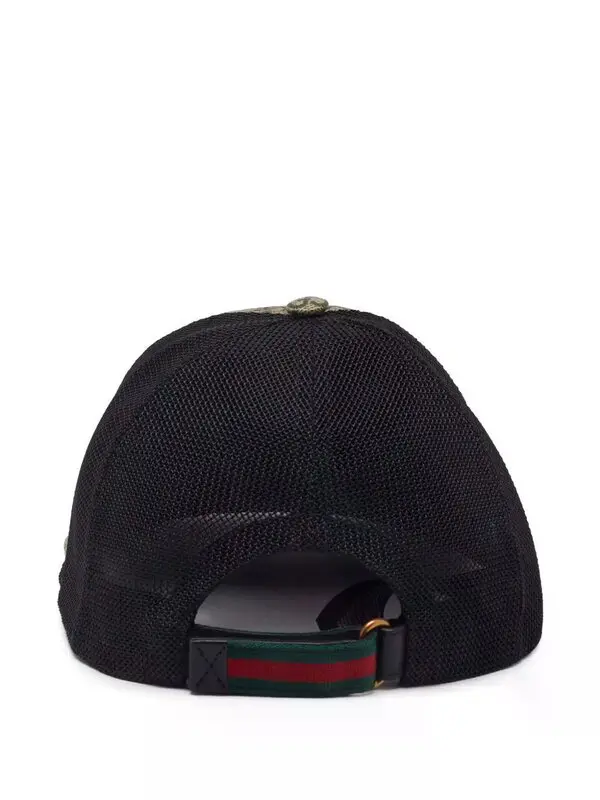 Gucci Tiger Print Monogram Baseball Cap