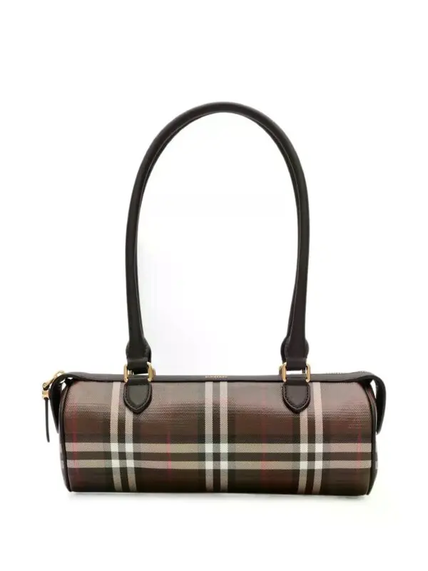 Burberry Mini Check Barrel Bag