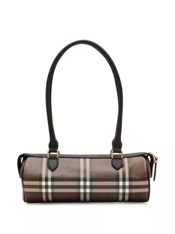 Burberry Mini Check Barrel Bag