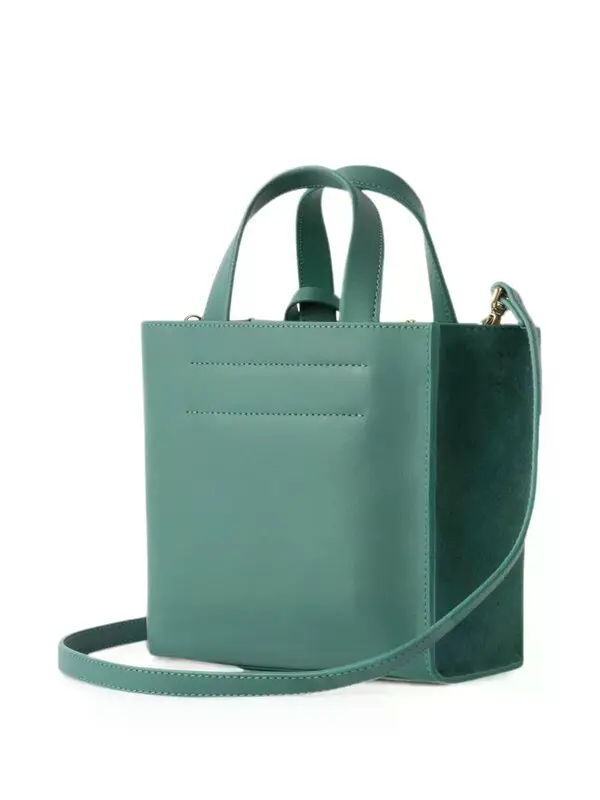 Furla Leather Suede-panel Tote Bag