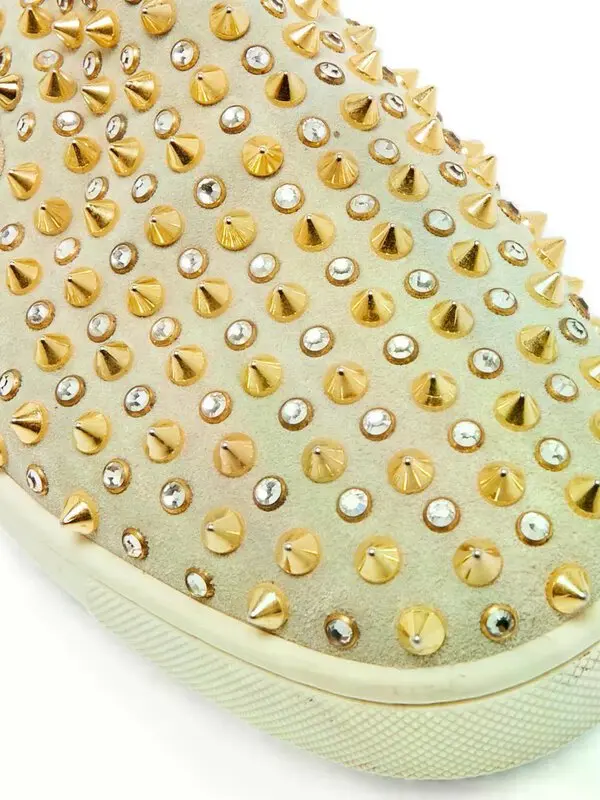 CHRISTIAN LOUBOUTIN Pik Boat Spiked Sneakers