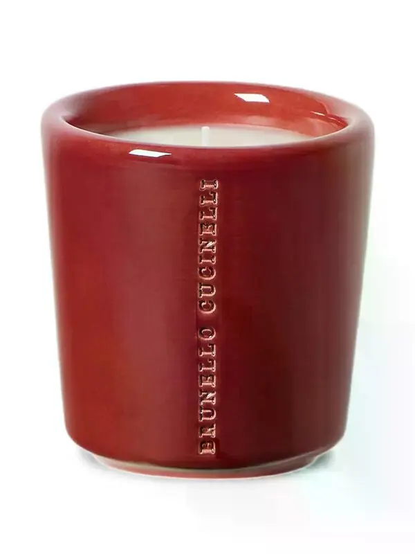 Brunello Cucinelli Scented Candle In Craquelé Ceramic Vessel