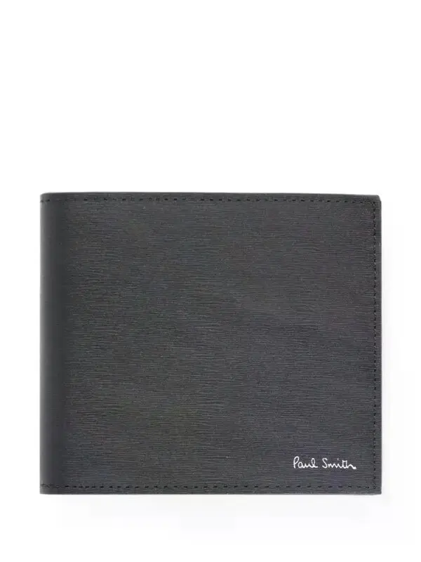 Paul Smith Logo-print Leather Wallet - Black