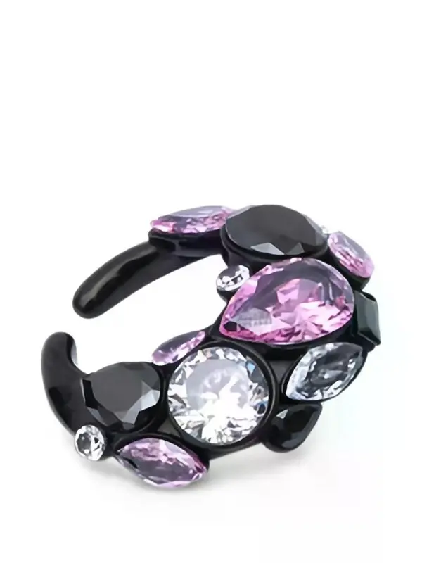 YPARIS Dahlia Crystal-embellished Ear Cuff