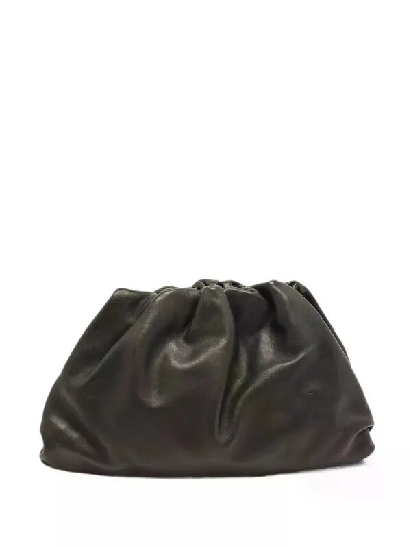 Bottega Veneta The Pouch Teen Clutch Bag - Black