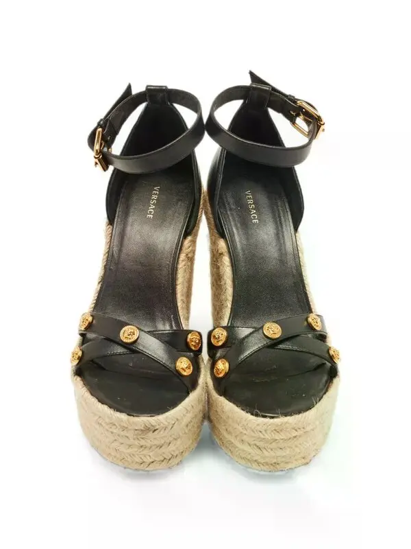 Versace Medusa-plaque Espadrilles