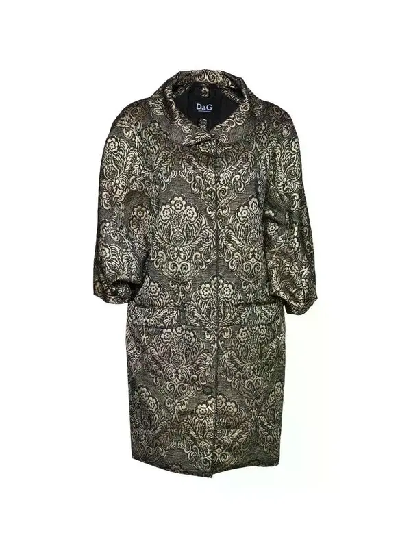 Dolce & Gabbana Brocade Oversized Coat